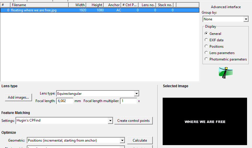 Editing VR 360 video