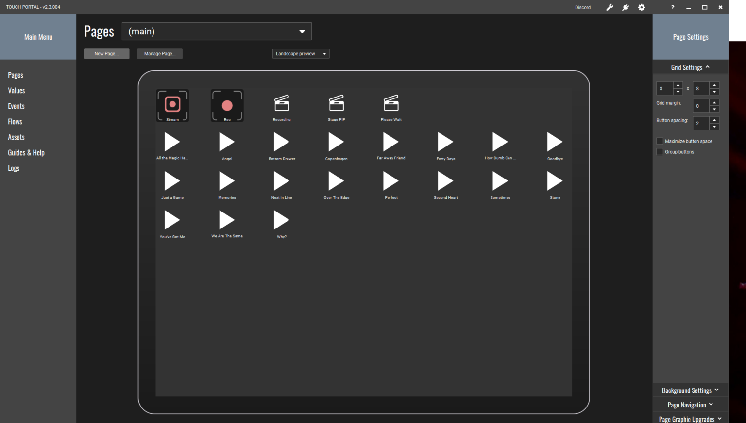 Remote control for OBS